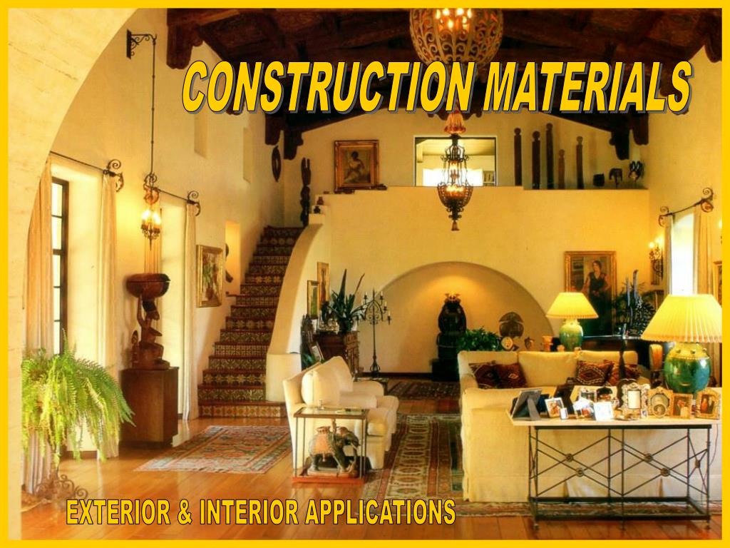 PPT - CONSTRUCTION MATERIALS PowerPoint Presentation, free download ...