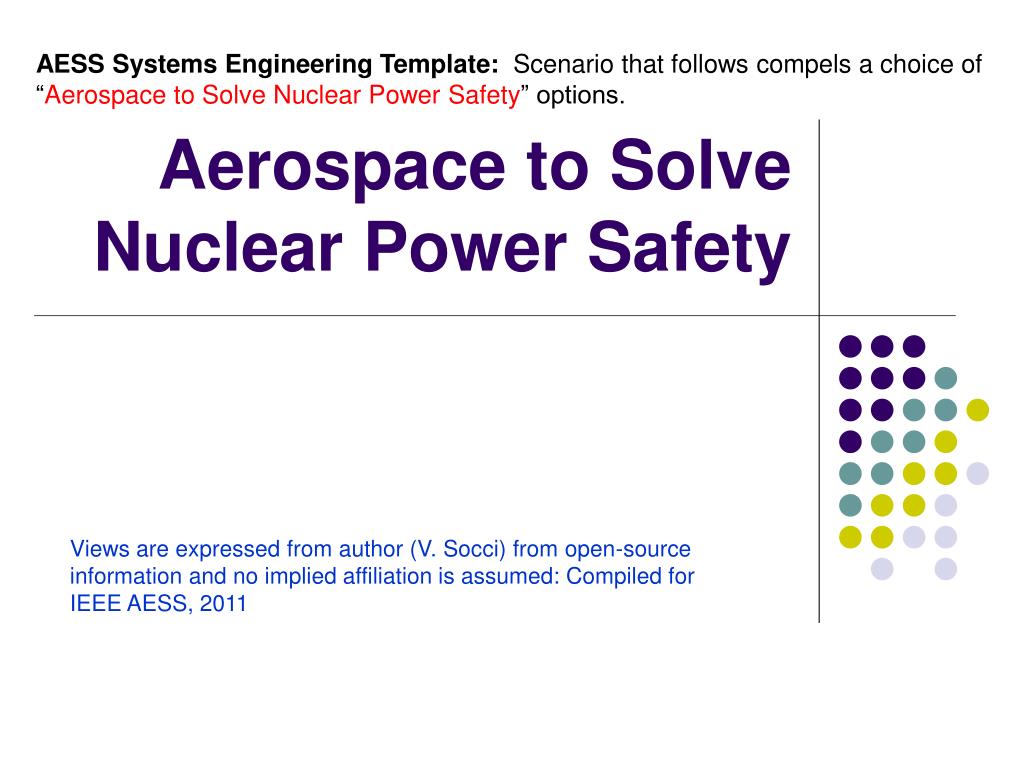 PPT - Leveraging Aerospace Innovations for Enhanced Nuclear Power ...