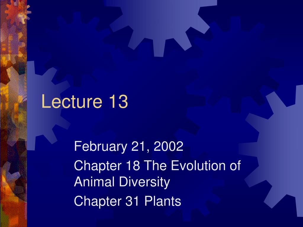 PPT - Lecture 13 PowerPoint Presentation, free download - ID:100381