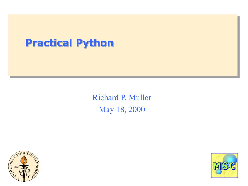 PPT - Practical Python PowerPoint Presentation, free download - ID:1004595