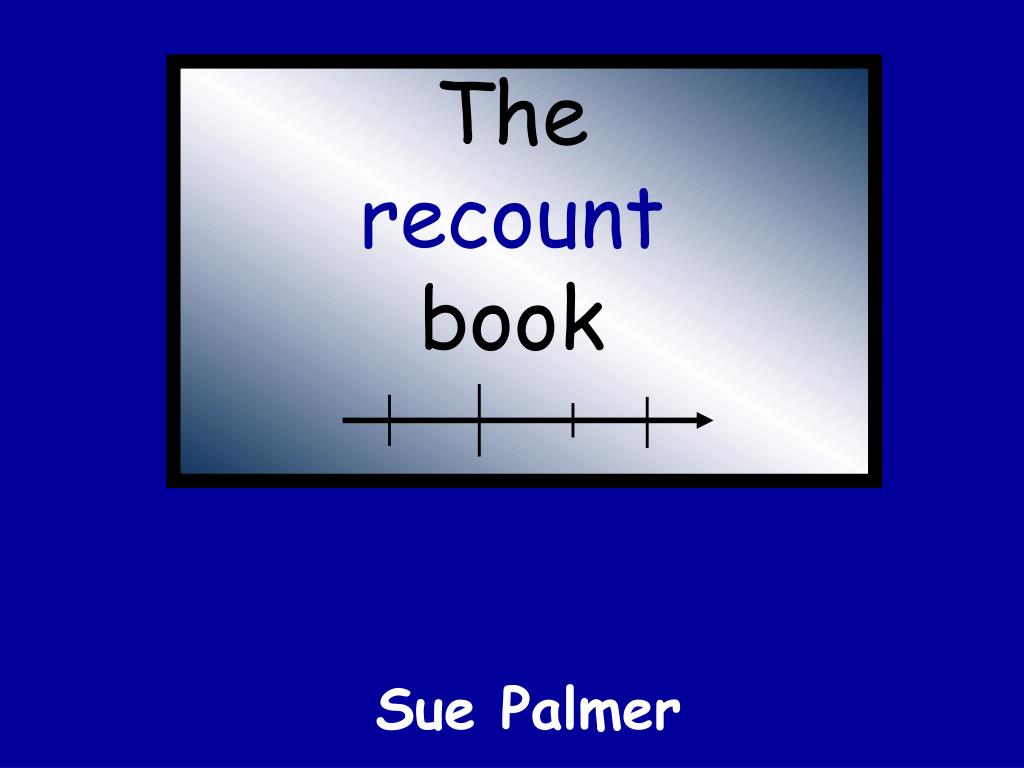 PPT - The recount book PowerPoint Presentation, free download - ID:1008670