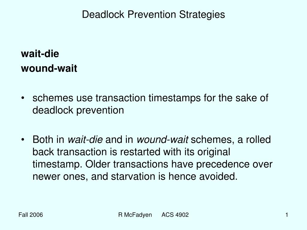 PPT - Deadlock Prevention Strategies PowerPoint Presentation, free ...