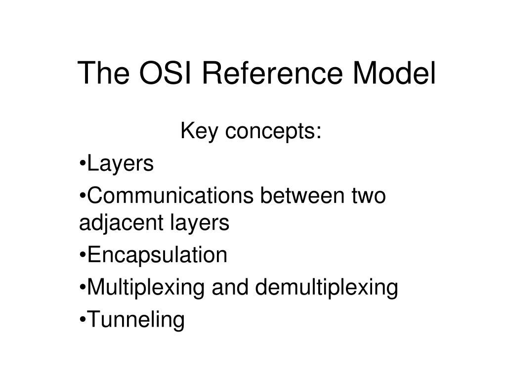 PPT - The OSI Reference Model PowerPoint Presentation, free download ...