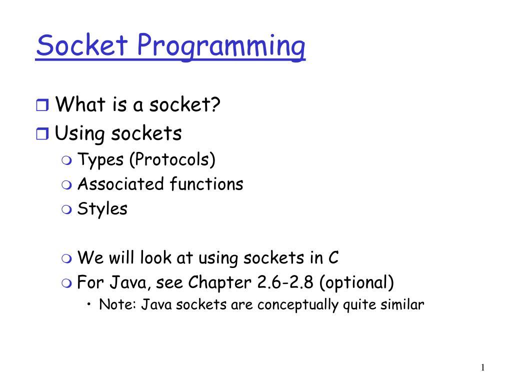 PPT - Socket Programming PowerPoint Presentation, free download - ID ...