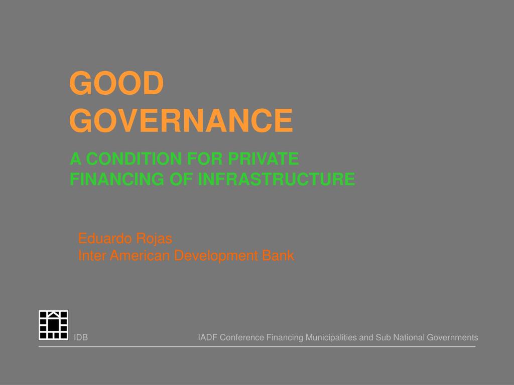 PPT - GOOD GOVERNANCE PowerPoint Presentation, free download - ID:1014210