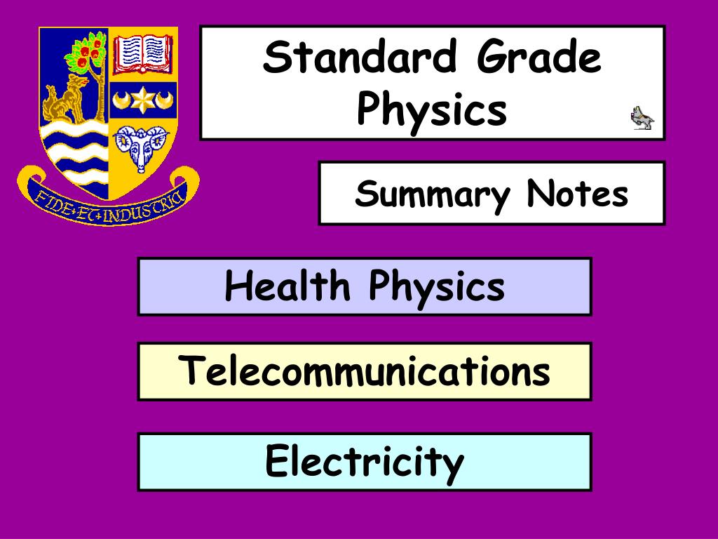 PPT - Standard Grade Physics PowerPoint Presentation, free download ...