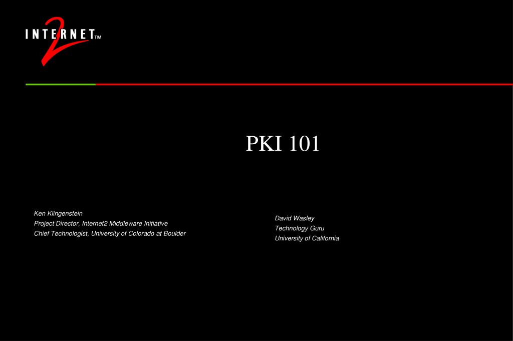 PPT - PKI 101 PowerPoint Presentation, free download - ID:1014897