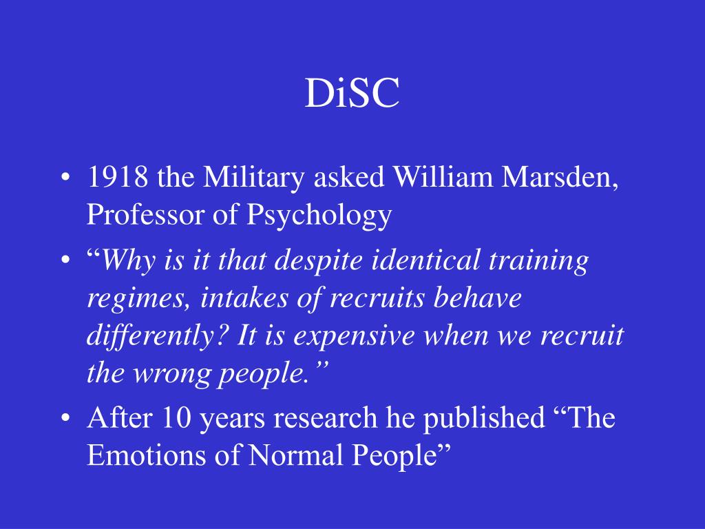 PPT - DiSC PowerPoint Presentation, free download - ID:1014912