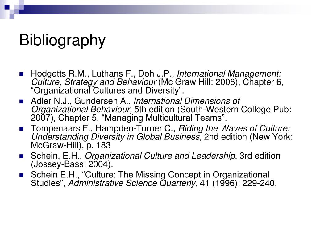PPT - Bibliography PowerPoint Presentation, free download - ID:1015237