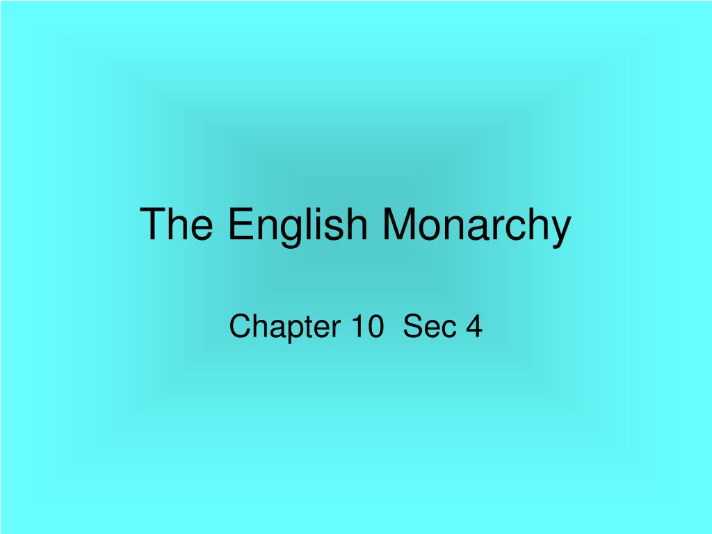 PPT - The English Monarchy PowerPoint Presentation, free download - ID ...