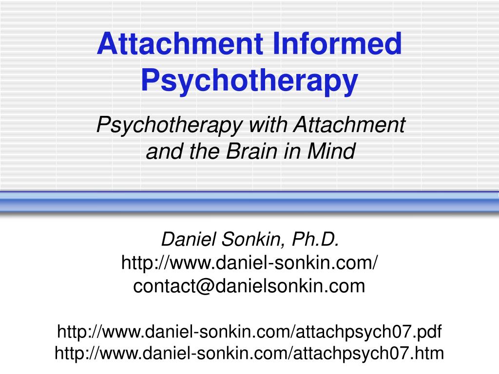 PPT - Attachment Informed Psychotherapy PowerPoint Presentation, free ...