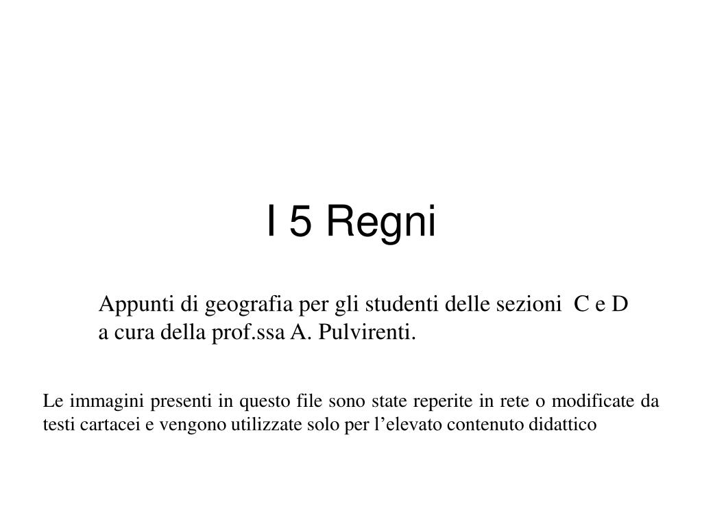 PPT - I 5 Regni PowerPoint Presentation, free download - ID:1015801