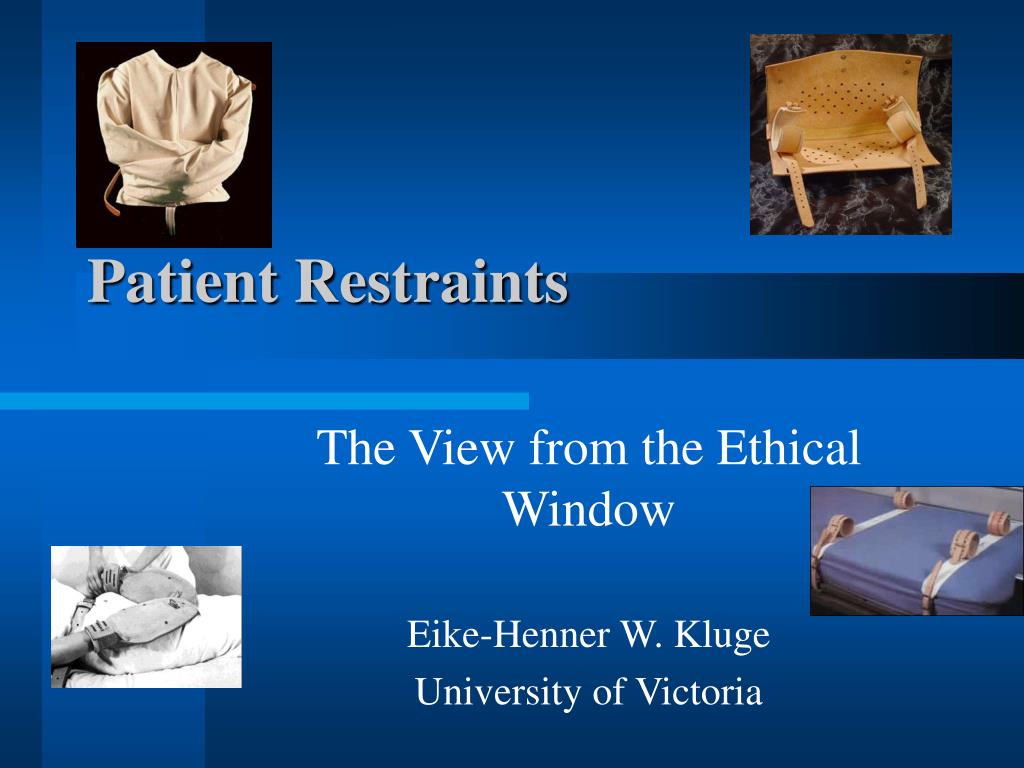 PPT - Patient Restraints PowerPoint Presentation, free download - ID ...