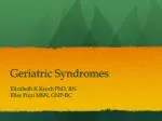 PPT - Geriatric Syndromes PowerPoint Presentation, free download - ID ...