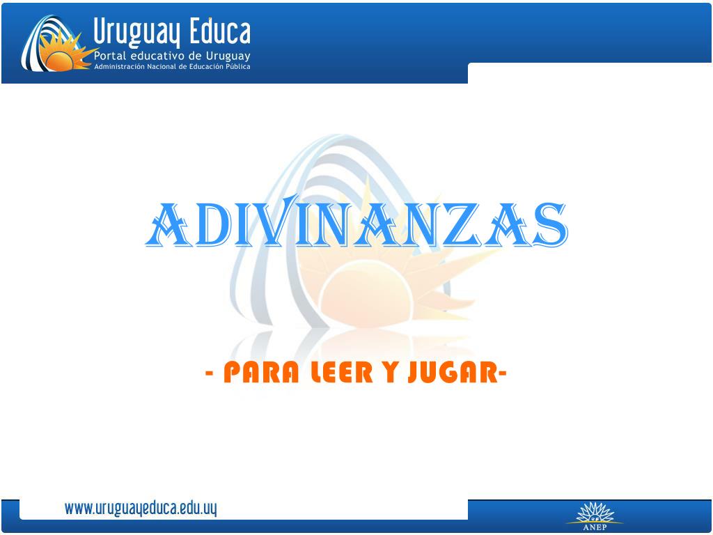 PPT - ADIVINANZAS PowerPoint Presentation, free download - ID:1019610