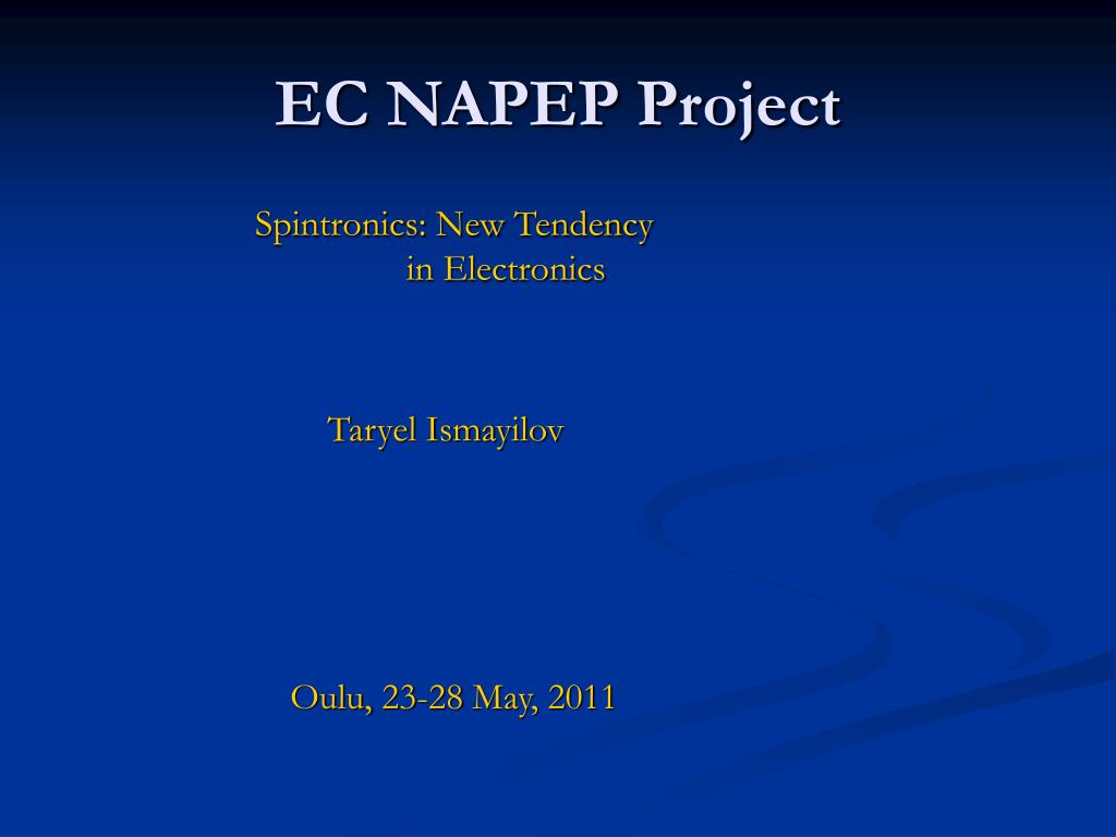 PPT - EC NAPEP Project PowerPoint Presentation, free download - ID:1021077