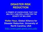 PPT - National Disaster Risk Reduction and Management Plan (NDRRMP ...