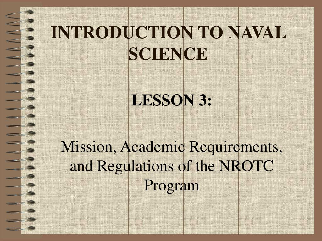 PPT - INTRODUCTION TO NAVAL SCIENCE PowerPoint Presentation, free ...