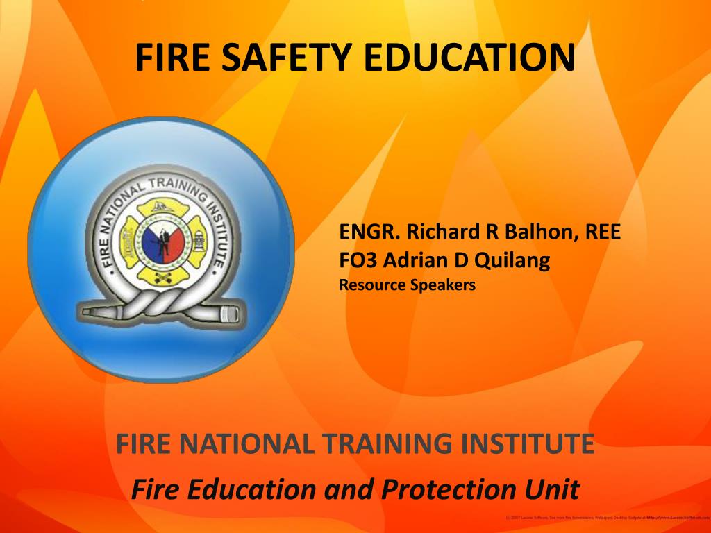 PPT - FIRE SAFETY EDUCATION PowerPoint Presentation, free download - ID ...