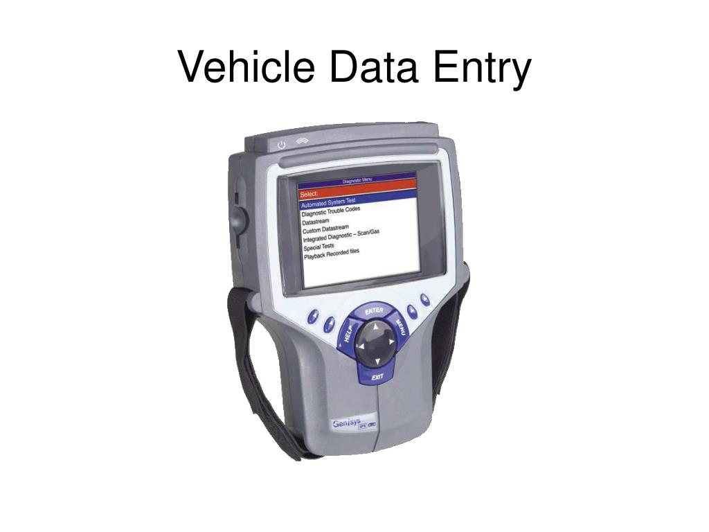 PPT - Vehicle Data Entry PowerPoint Presentation, free download - ID ...