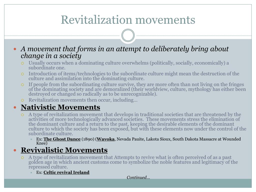 PPT - Revitalization movements PowerPoint Presentation, free download ...