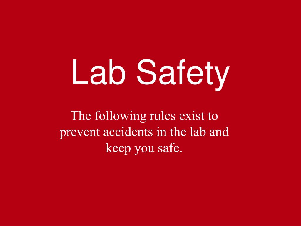 PPT - Lab Safety PowerPoint Presentation, free download - ID:1027127