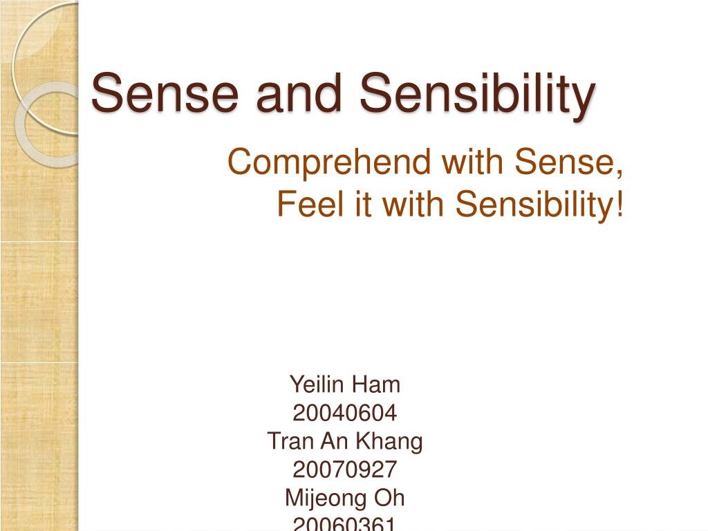 PPT - Sense and Sensibility PowerPoint Presentation, free download - ID ...