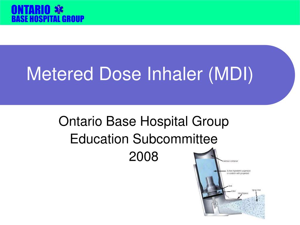 PPT - Metered Dose Inhaler (MDI) PowerPoint Presentation, free download ...