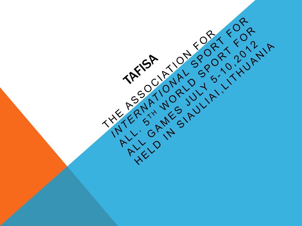 PPT - TAFISA PowerPoint Presentation, free download - ID:1030720