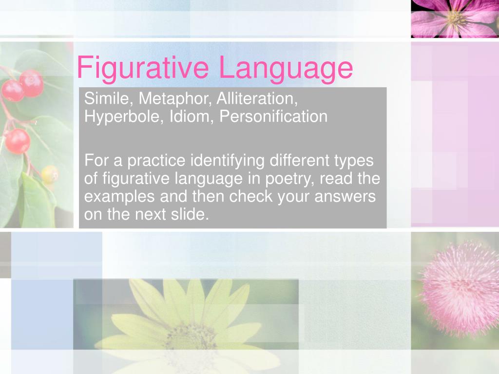 PPT - Figurative Language PowerPoint Presentation, free download - ID:1031666