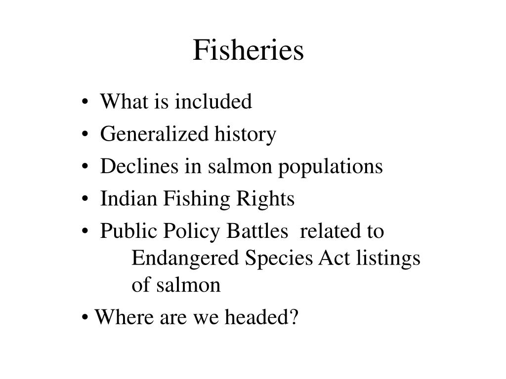 PPT - Fisheries PowerPoint Presentation, free download - ID:1031876
