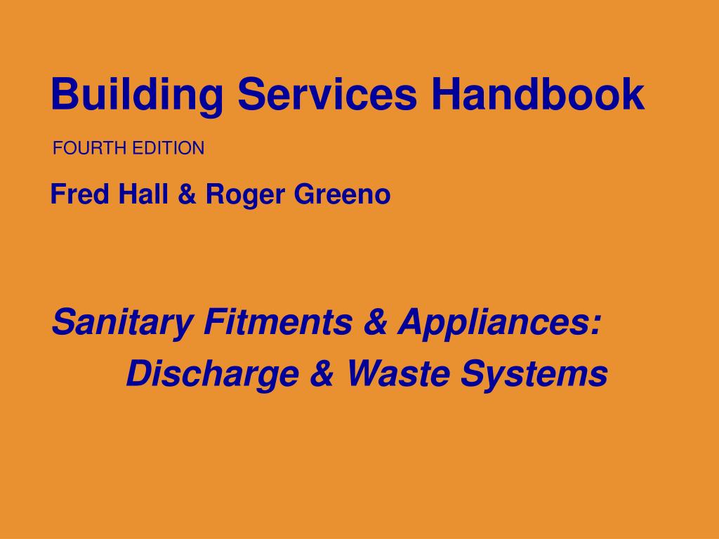 PPT - Building Services Handbook PowerPoint Presentation, free download ...