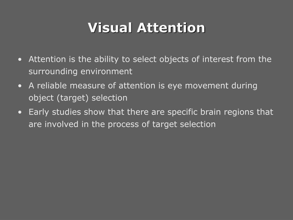 PPT - Visual Attention PowerPoint Presentation, free download - ID:1033071