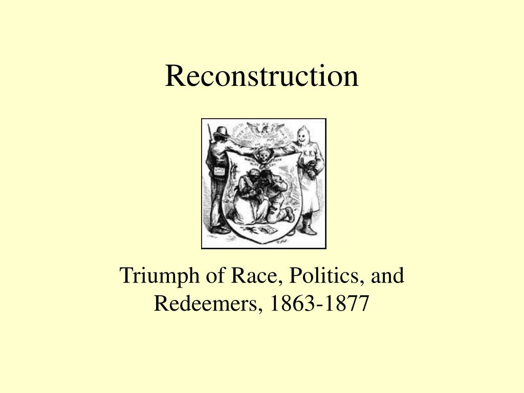 PPT - Reconstruction PowerPoint Presentation, free download - ID:1033257