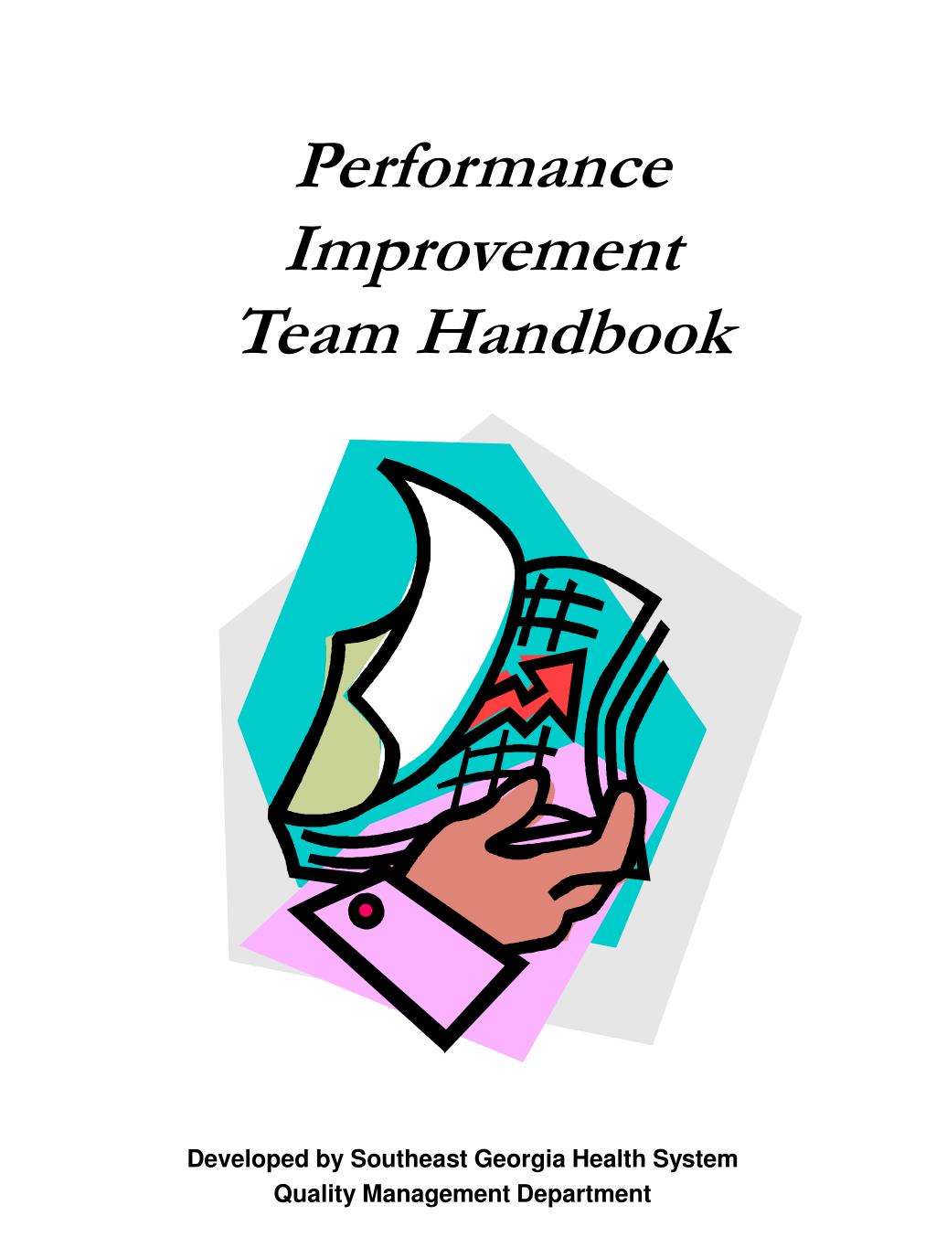 PPT - Performance Improvement Team Handbook PowerPoint Presentation ...