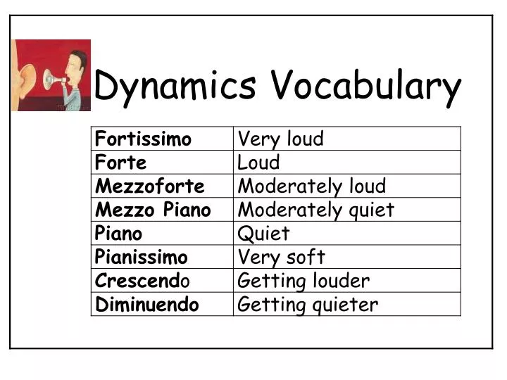 PPT - Dynamics Vocabulary PowerPoint Presentation, free download - ID ...