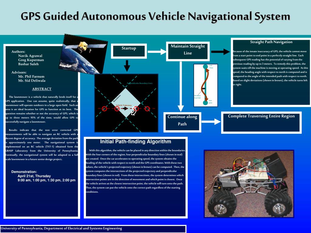 PPT - GPS Guided Autonomous Vehicle Navigational System PowerPoint ...