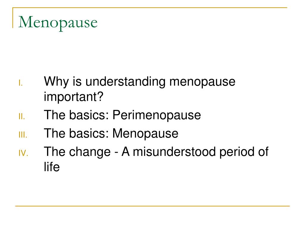 PPT - Menopause PowerPoint Presentation, free download - ID:1037056