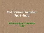 PPT - Soil Science Simplified Ppt 1 - Intro PowerPoint Presentation ...