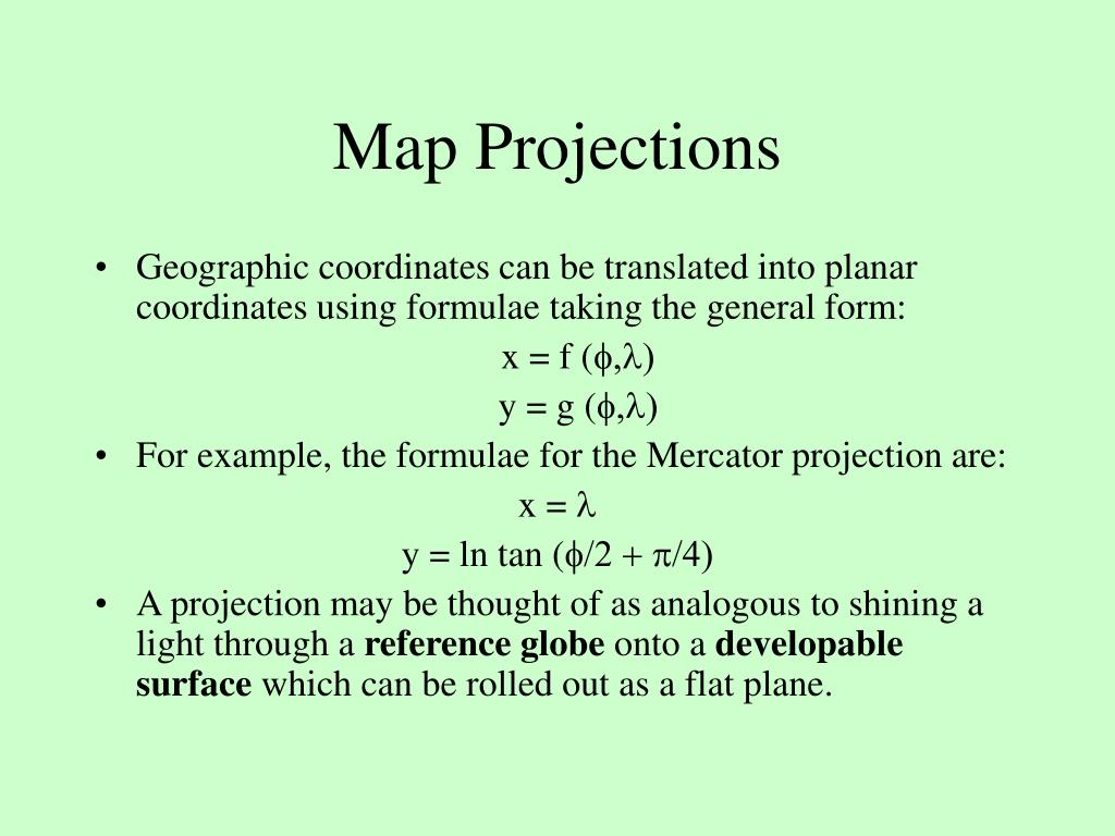 PPT - Map Projections PowerPoint Presentation, free download - ID:1037560
