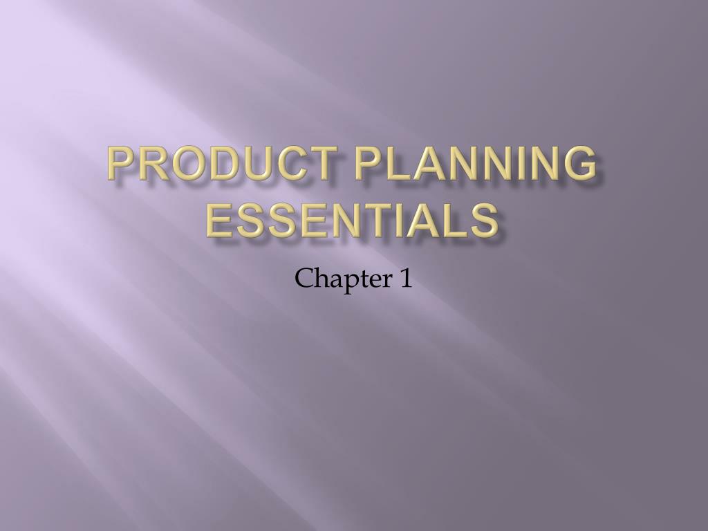 PPT - Product Planning Essentials PowerPoint Presentation, free download - ID:1037807