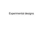PPT - Experimental designs PowerPoint Presentation, free download - ID ...