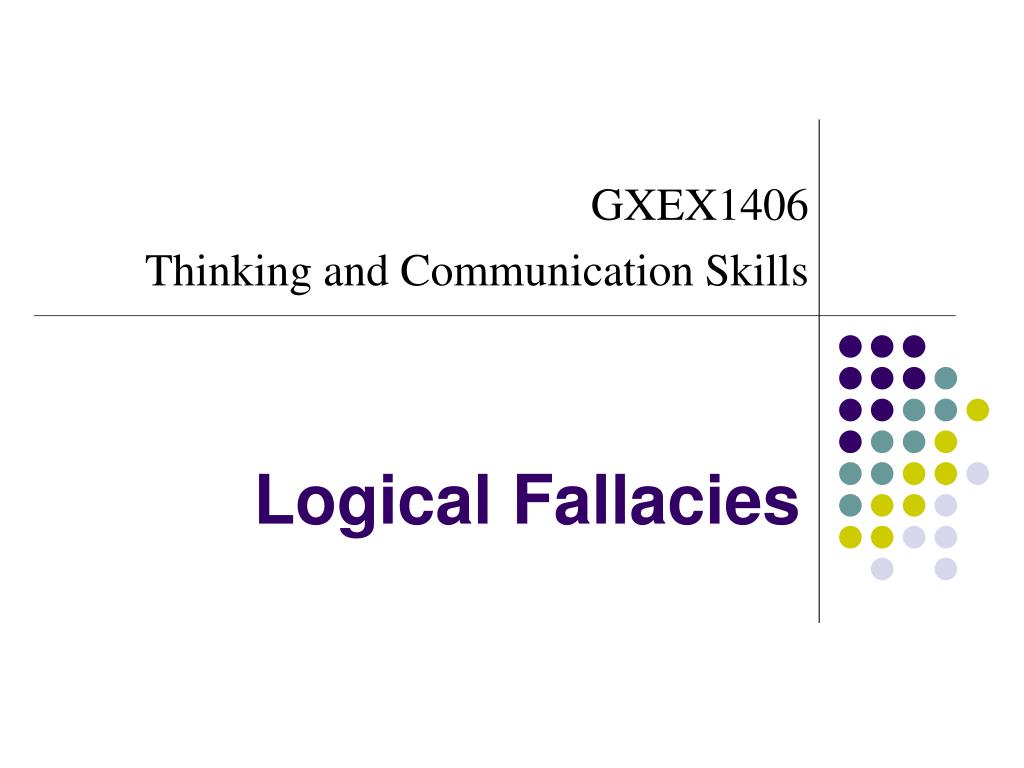 PPT - Logical Fallacies PowerPoint Presentation, free download - ID:1041029