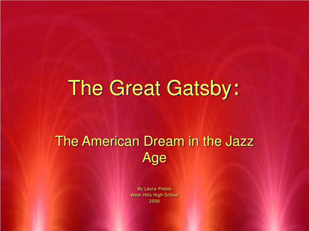 PPT - The Great Gatsby : PowerPoint Presentation, free download - ID ...