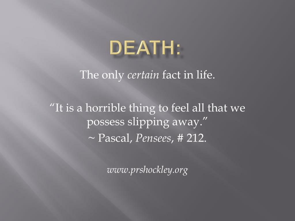 PPT - Death: PowerPoint Presentation, free download - ID:1041387