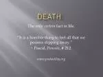 PPT - Death and the medicalisation of death PowerPoint Presentation ...