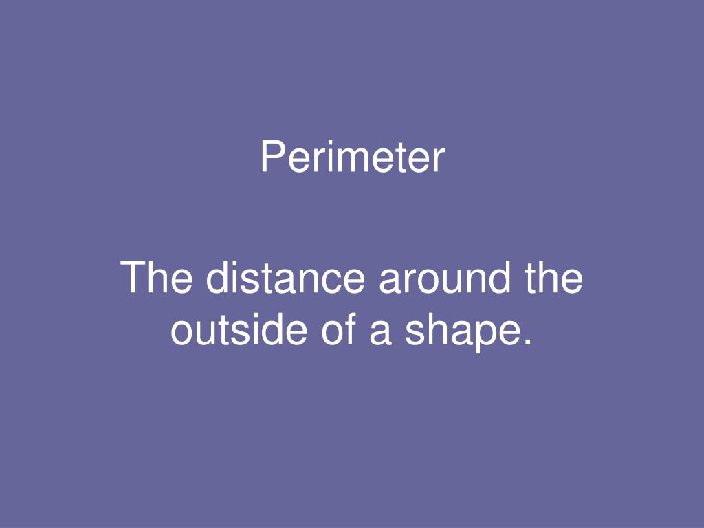 PPT - Perimeter PowerPoint Presentation, free download - ID:1041774