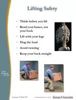 PPT - Back Safety/Lifting PowerPoint Presentation, free download - ID ...