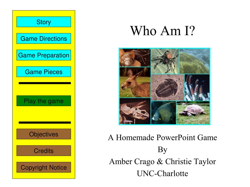 PPT - Who Am I? PowerPoint Presentation, free download - ID:104444