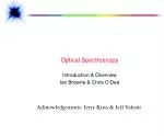 PPT - Introduction to optical spectroscopy PowerPoint Presentation ...
